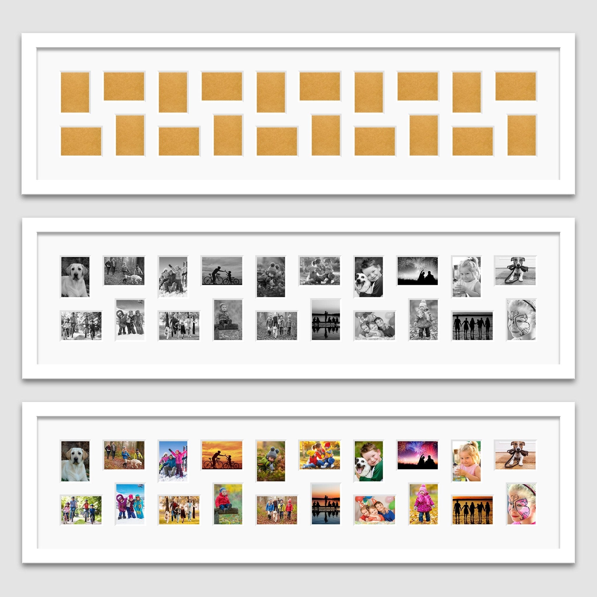 Instax Photo Frame - Holds 20 Instax Mini Photos - White Frame – Multi ...