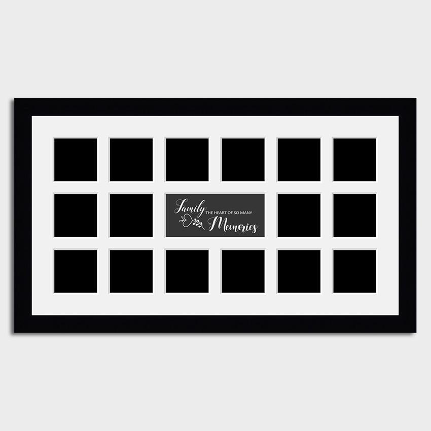 16 Aperture Multi-Photo Frame | Family Picture Frame | 16 Photos in ...
