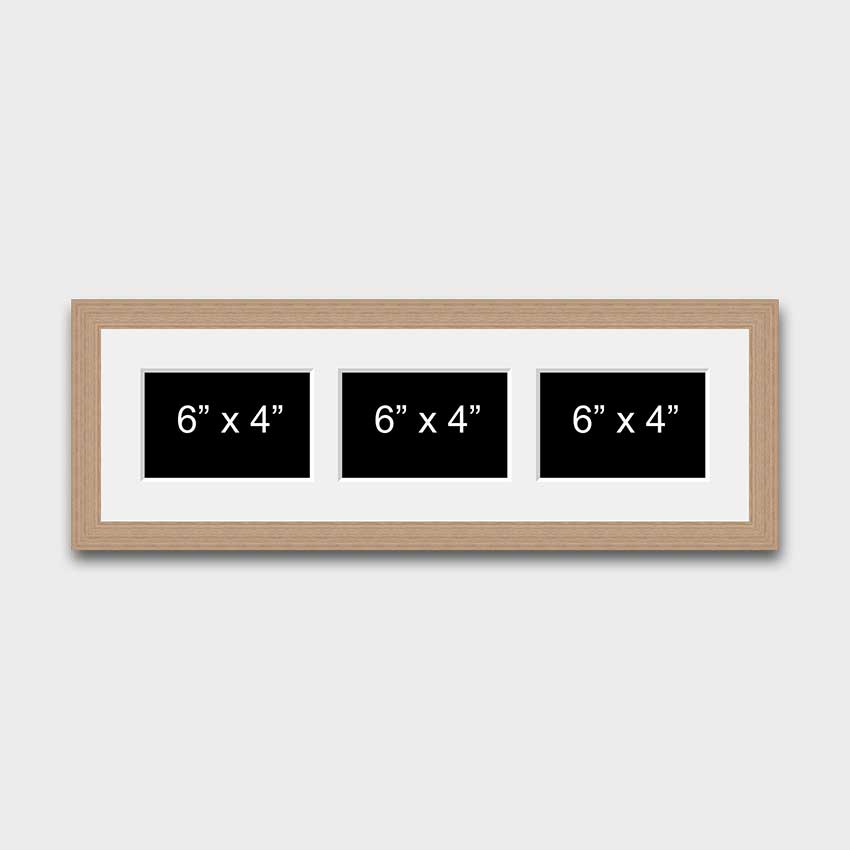 3 Aperture Multi Photo Frame to hold 3 6" x 4" Photos – Multi Photo Frames
