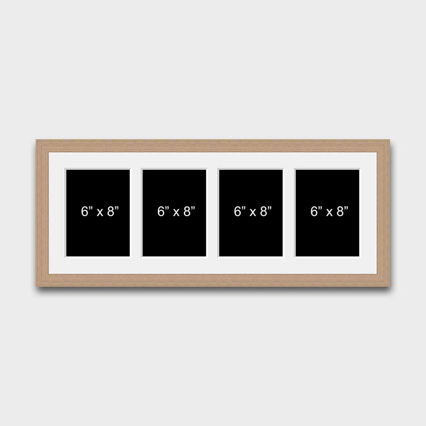 Multi Photo Picture Frame | 4 Apertures to hold 8x6 photos – Multi ...