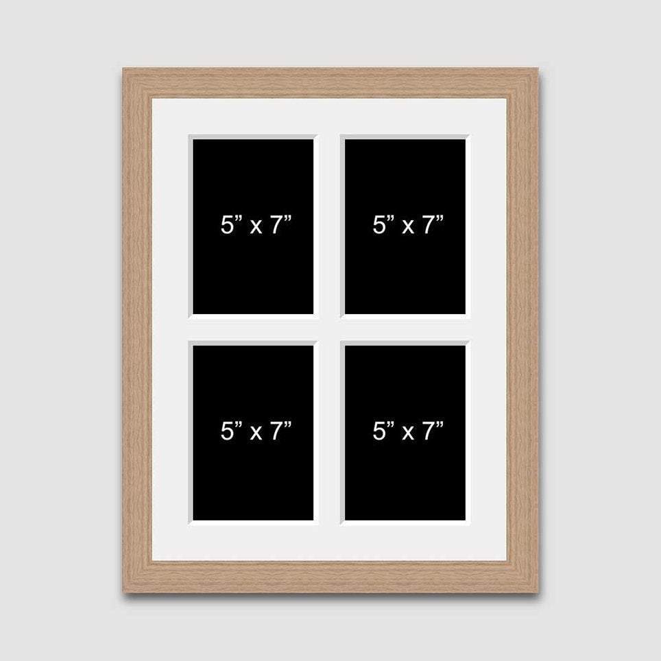 Multi Aperture Photo Picture Frame to Hold 4 5"x7" Photos – Multi Photo ...